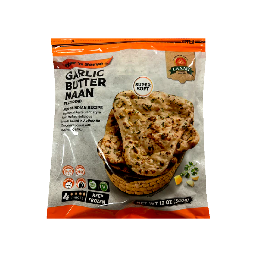 LAXMI GARLIC BUTTER NAAN – New Indian Supermarket, Tracy