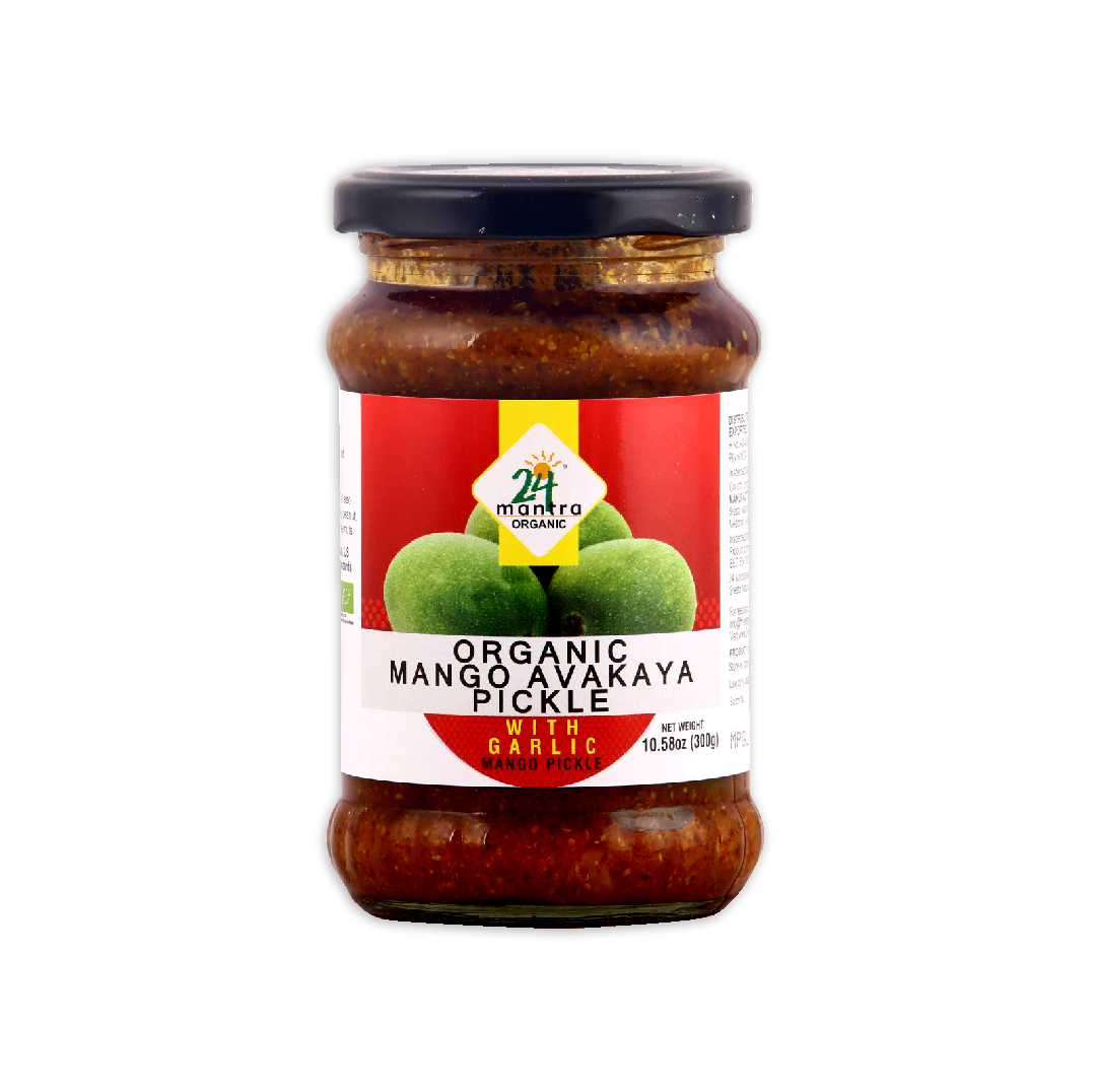 24 MANTRA ORGANIC MANGO AVAKAYA PICKLE – New Indian Supermarket, Tracy
