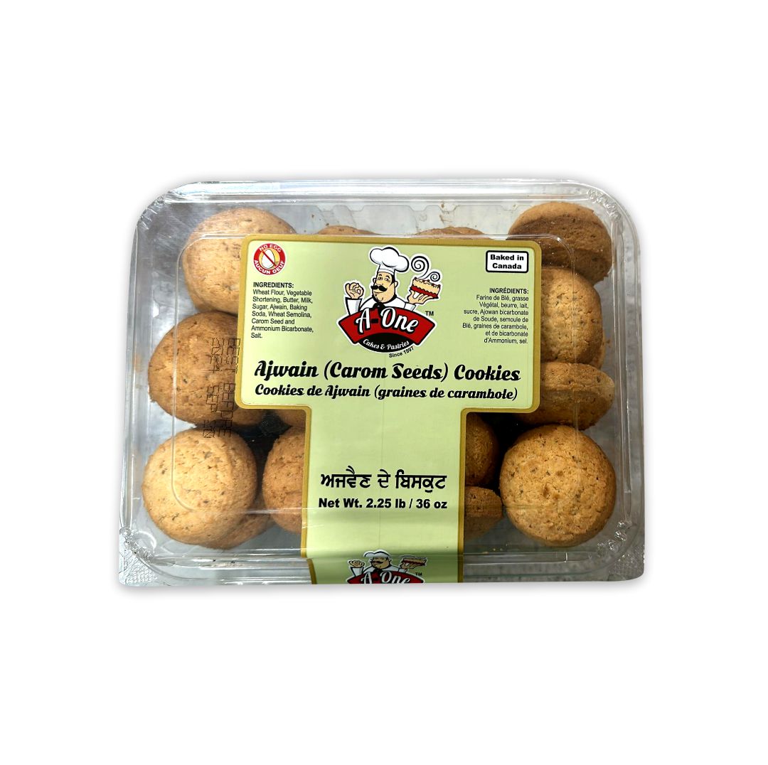 A-ONE AJWAIN (CAROM SEEDS) COOKIES – New Indian Supermarket, Tracy
