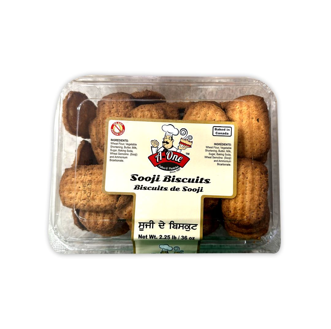 A-ONE SOOJI BISCUITS – New Indian Supermarket, Tracy
