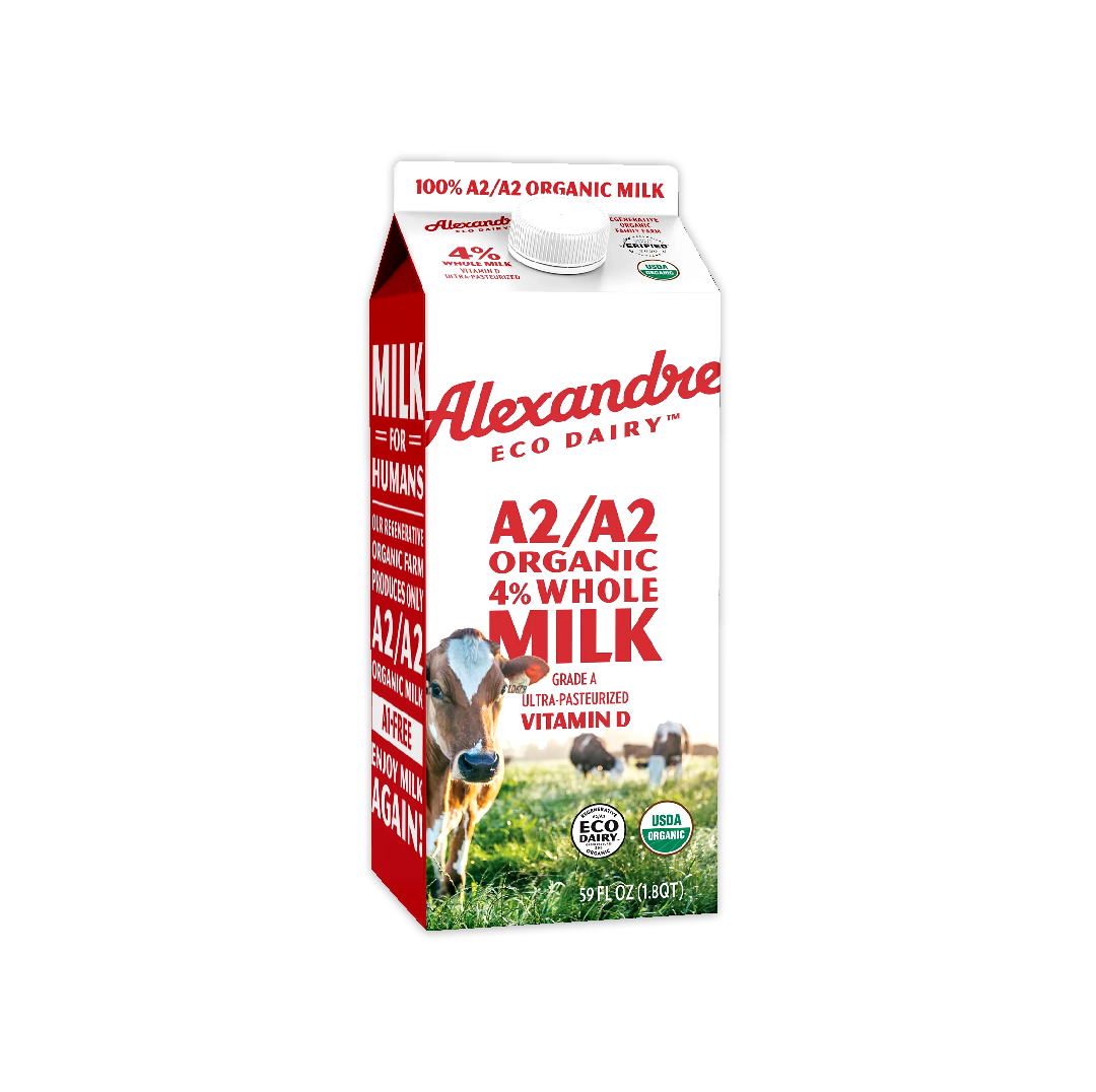 ALEXANDRE ECO DAIRY A2/A2 ORGANIC 4% WHOLE MILK – New Indian ...
