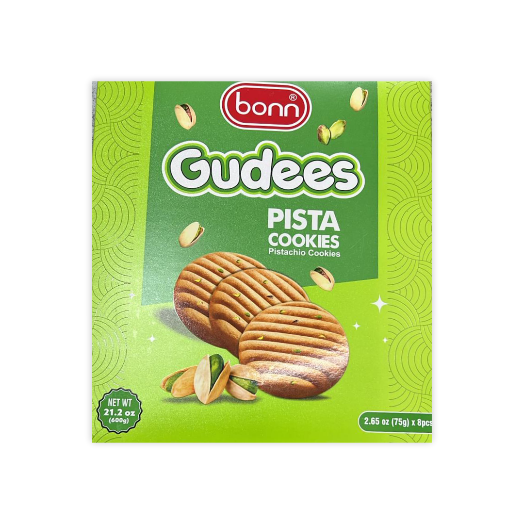 BONN GUDEES PISTA COOKIES 600 GM – New Indian Supermarket, Tracy