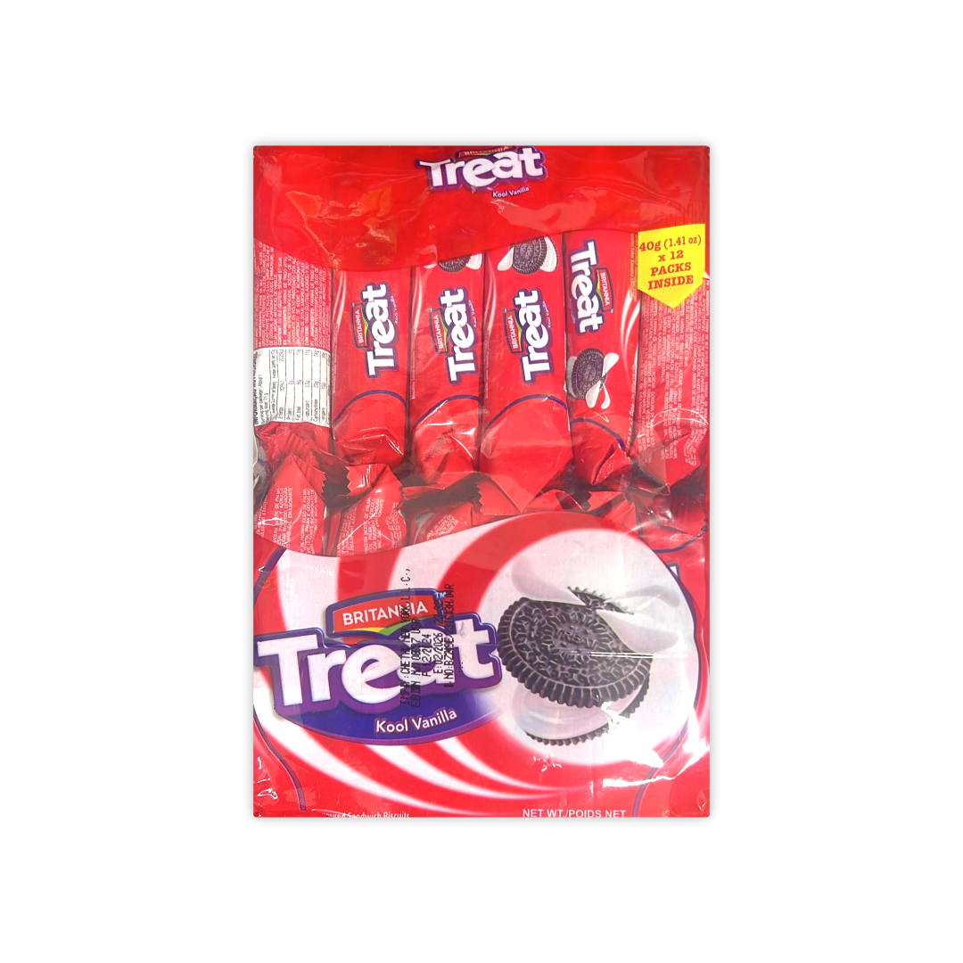 BRITANNIA TREAT KOOL VANILLA ( 12 PACKS INSIDE) – New Indian ...