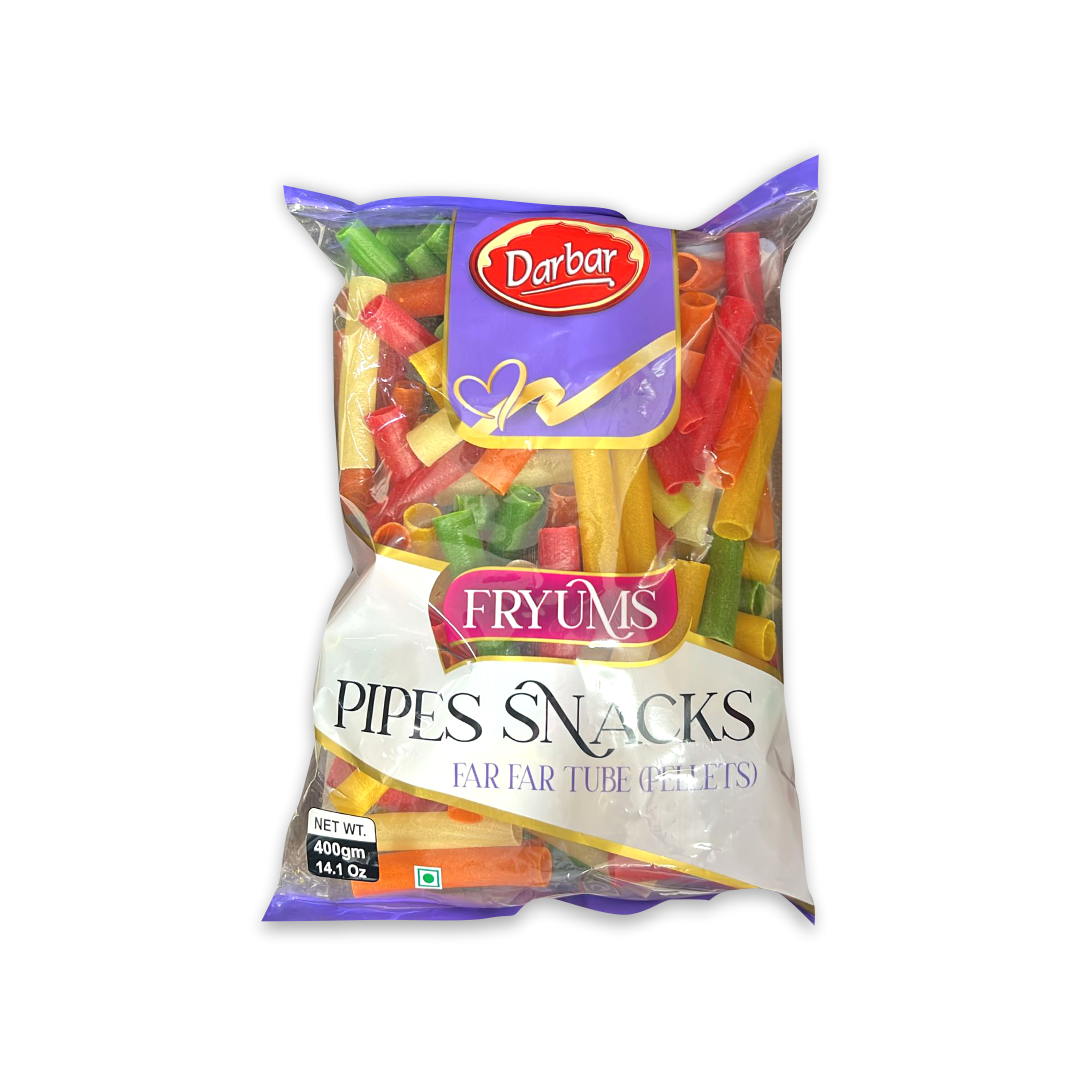DARBAR FRYUMS PIPES SNACKS ( FAR FAR TUBE PELLETS ) – New Indian ...