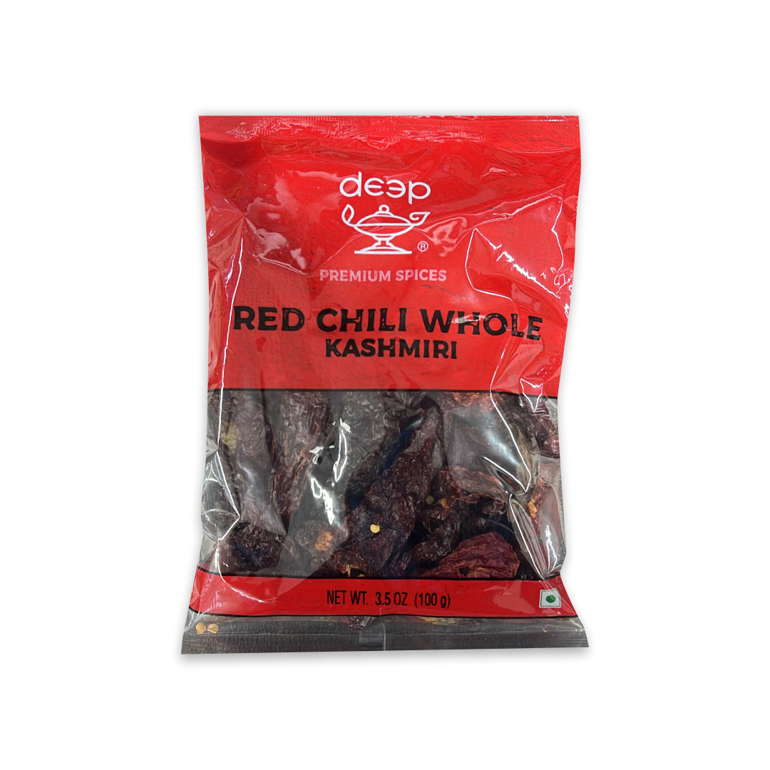 DEEP RED CHILLI WHOLE KASHMIRI – New Indian Supermarket, Tracy