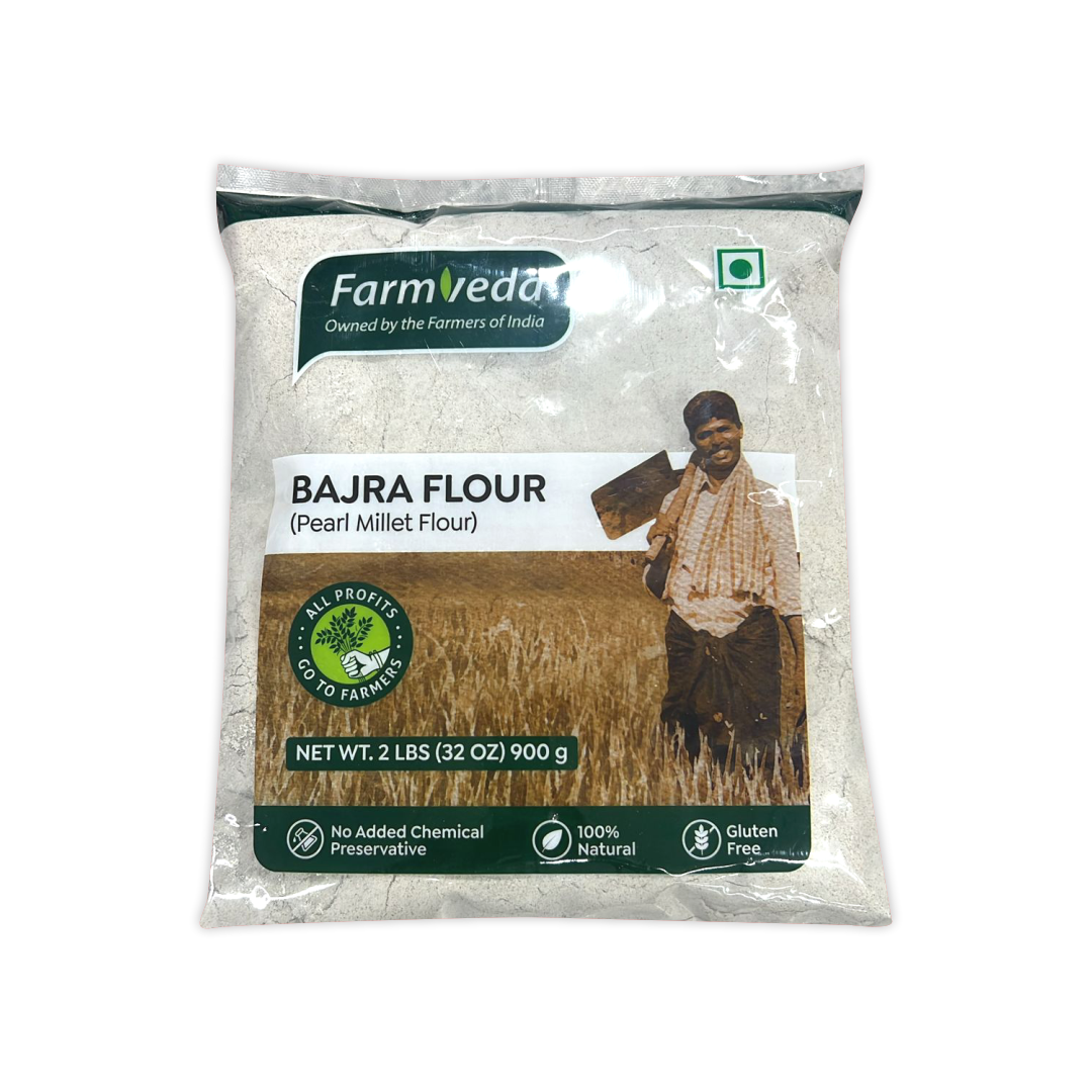 FARMVEDA BAJRA FLOUR (PEARL MILLET FLOUR) – New Indian Supermarket, Tracy