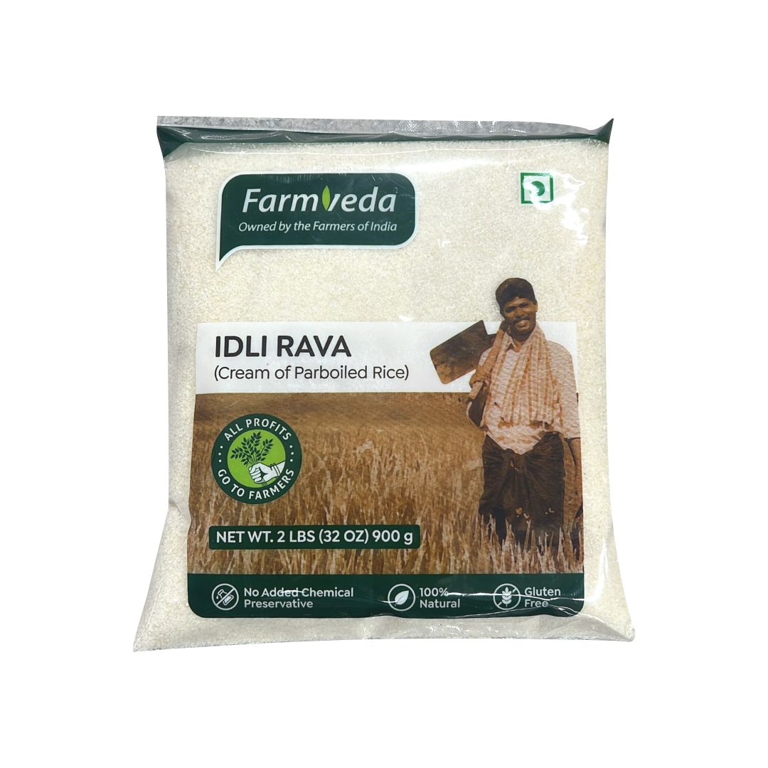 FARMVEDA IDLI RAVA (CREAM OF PARBOILED RICE) – New Indian Supermarket ...
