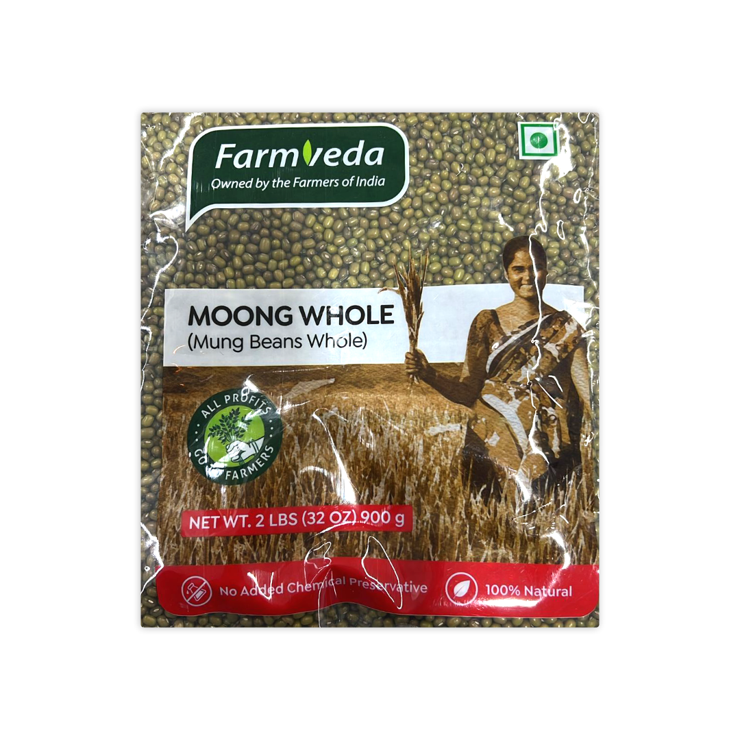 FARMVEDA MOONG WHOLE (MUNG BEANS WHOLE) – New Indian Supermarket, Tracy