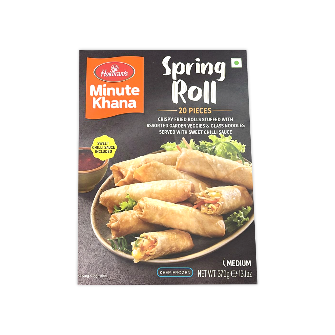 HALDIRAMS MINUTE KHANA SPRING ROLL 20 PCS – New Indian Supermarket, Tracy