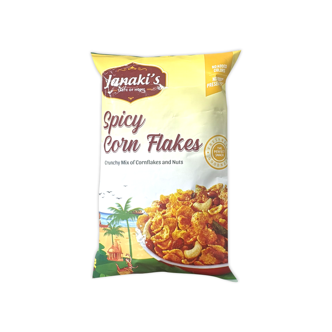 JANAKI'S SPICY CORN FLAKES – New Indian Supermarket, Tracy