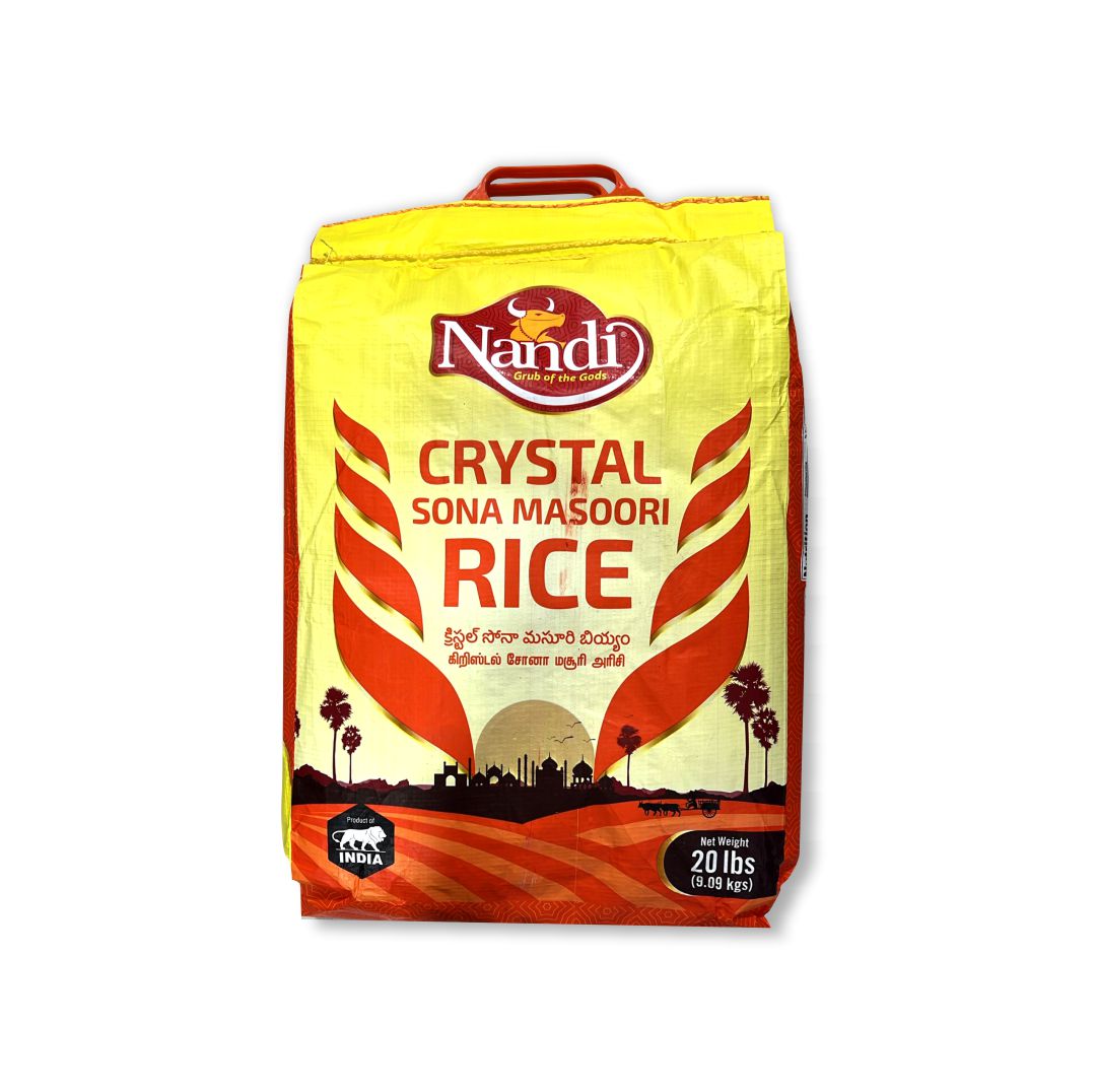 NANDI CRYSTAL SONA MASOORI RICE – New Indian Supermarket, Tracy