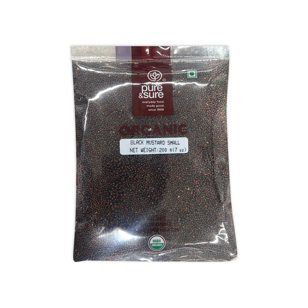 PHALADA PURE & SURE ORGANIC BLACK MUSTARD SMALL – New Indian ...