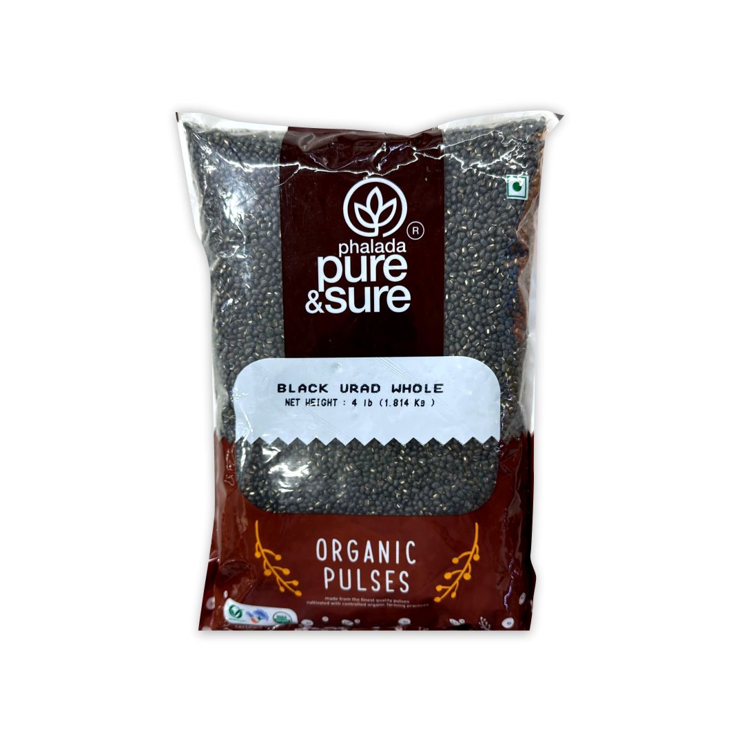 PHALADA PURE & SURE ORGANIC BLACK URAD WHOLE – New Indian Supermarket ...