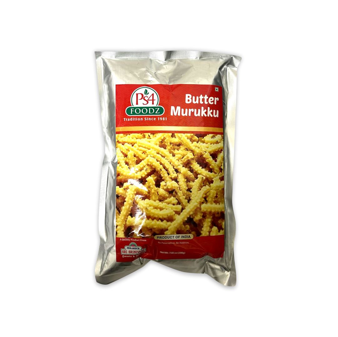 PS4 FOODZ BUTTER MURUKKU – New Indian Supermarket, Tracy
