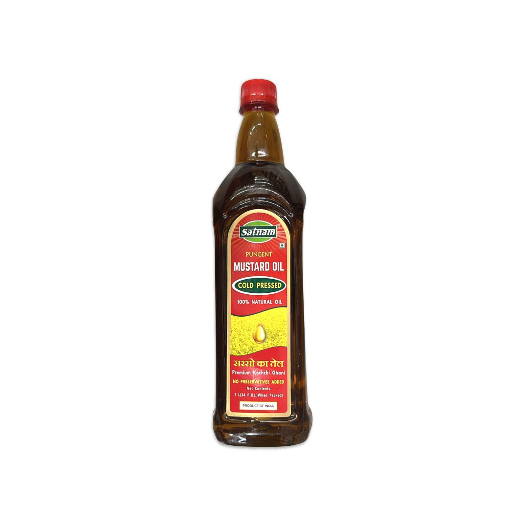 SATNAM PUNGENT MUSTARD OIL COLD PRESSED – New Indian Supermarket, Tracy
