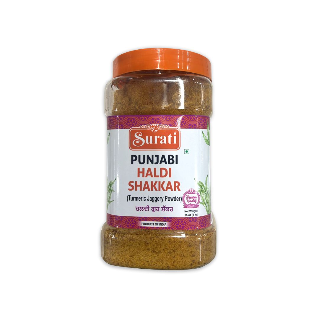 SURATI PUNJABI HALDI SHAKKARA (TURMERIC JAGGERY POWDER) – New Indian ...