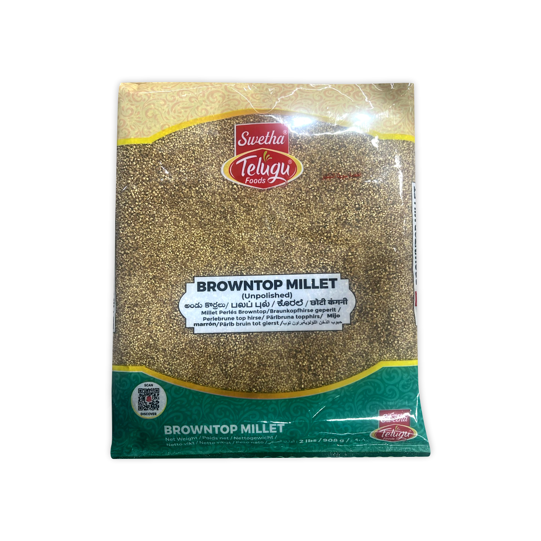 SWETHA TELUGU FOODS BRIWNTOP MILLET – New Indian Supermarket, Tracy