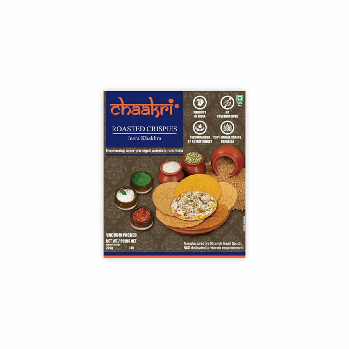 CHAAKRI ROASTED CRISPIES JEERA KHAKHRA – New Indian Supermarket, Tracy