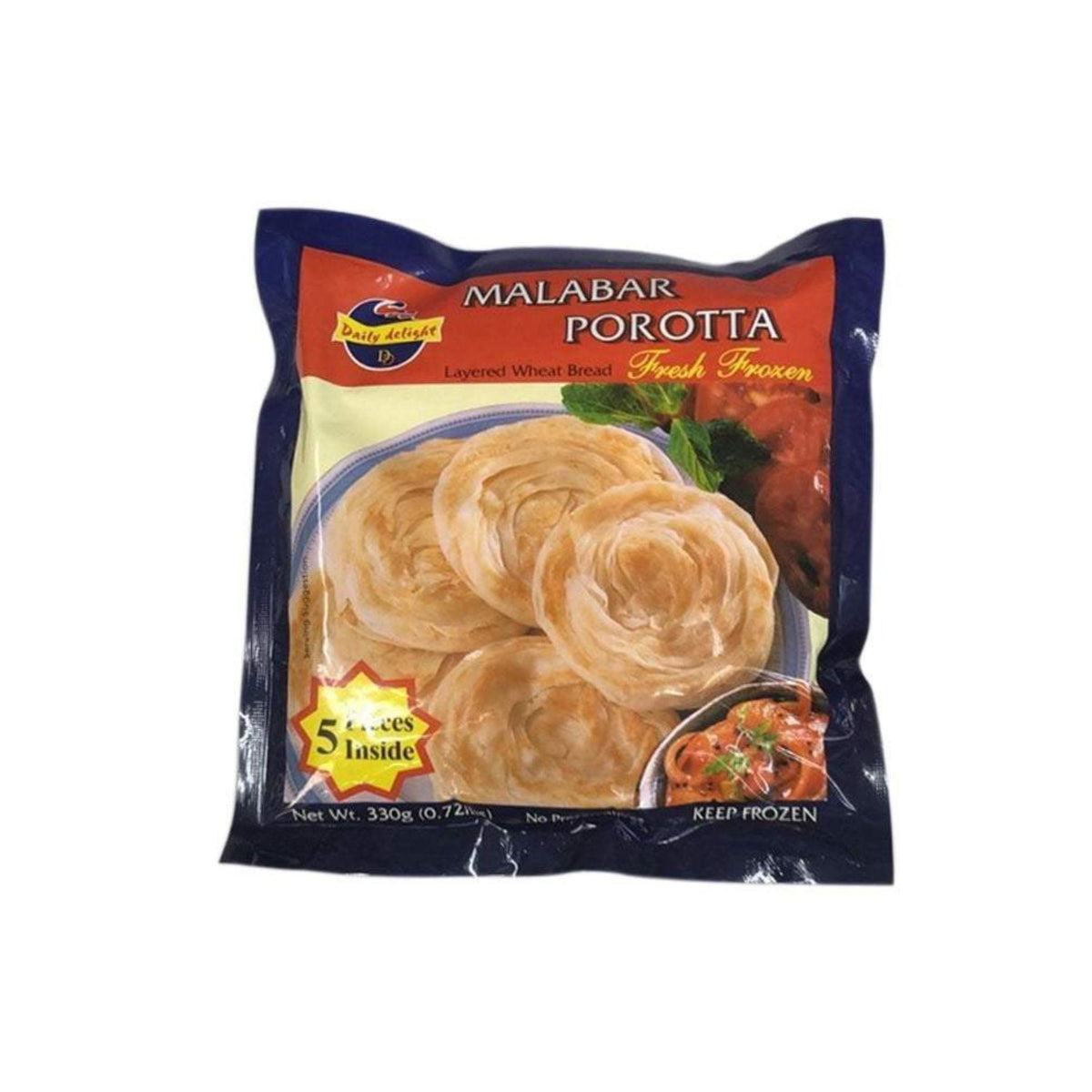 DAILY DELIGHT MALABAR POROTTA 5PCS – New Indian Supermarket, Tracy