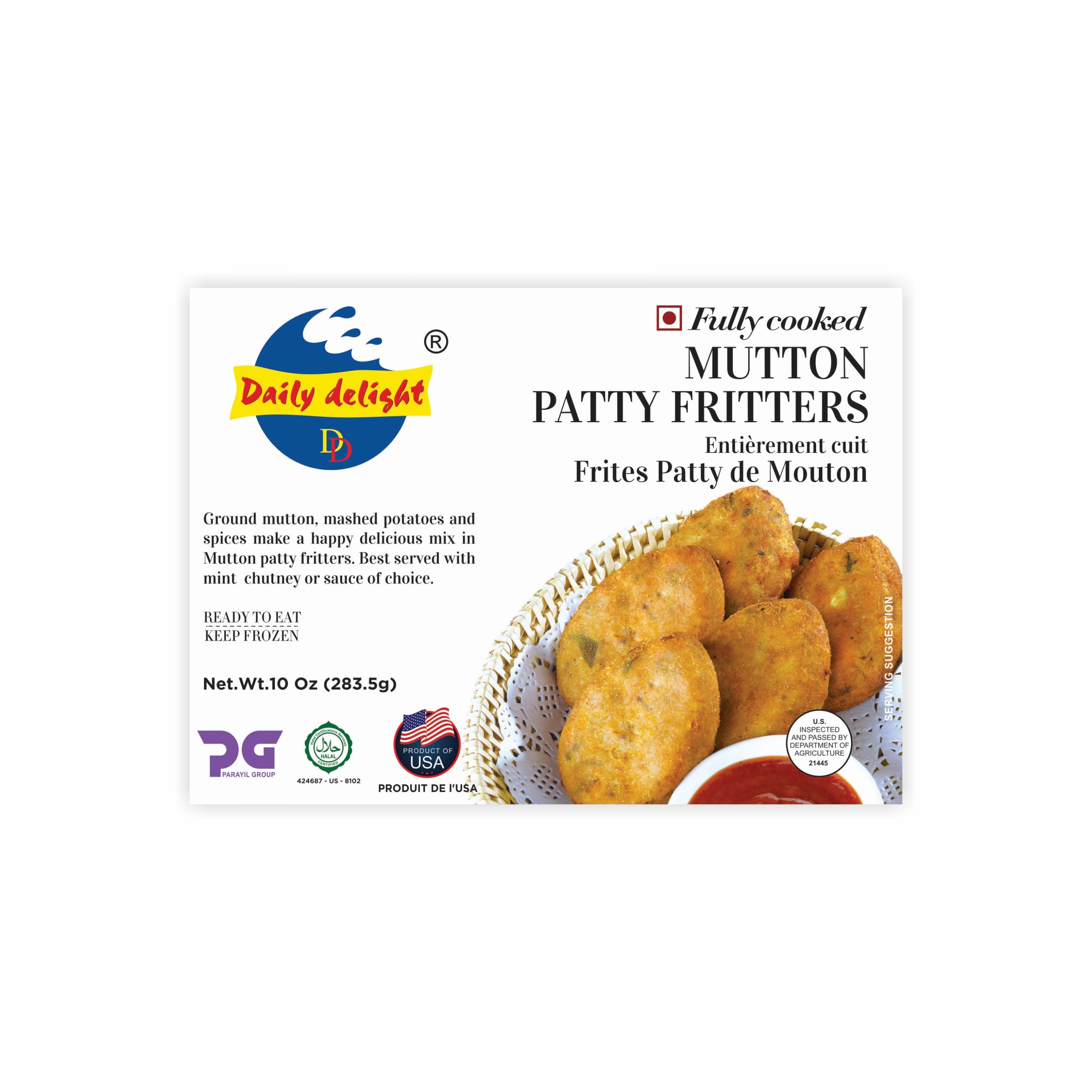 DAILY DELIGHT MUTTON PATTY FRITTERS – New Indian Supermarket, Tracy
