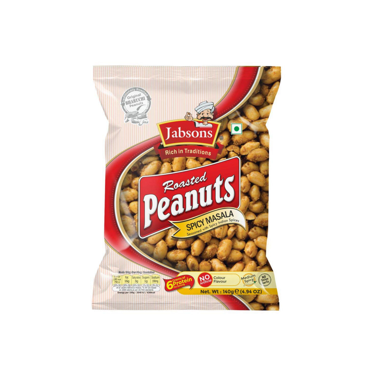 JABSONS ROASTED PEANUTS SPICY MASALA – New Indian Supermarket, Tracy