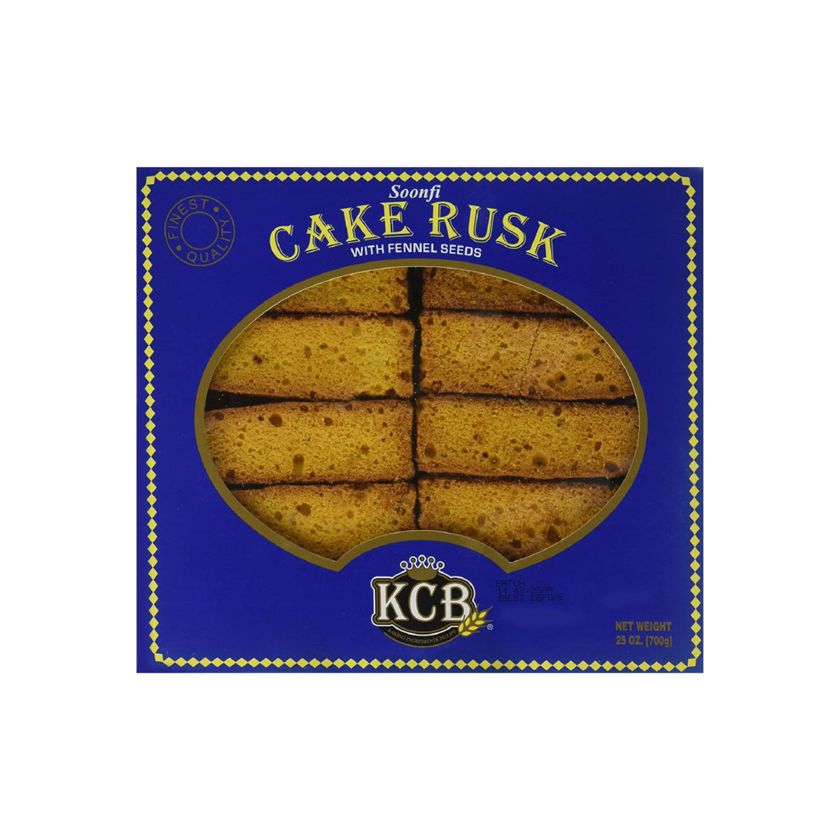KCB WHITE FENNEL SEEDS CAKE RUSK – New Indian Supermarket, Tracy
