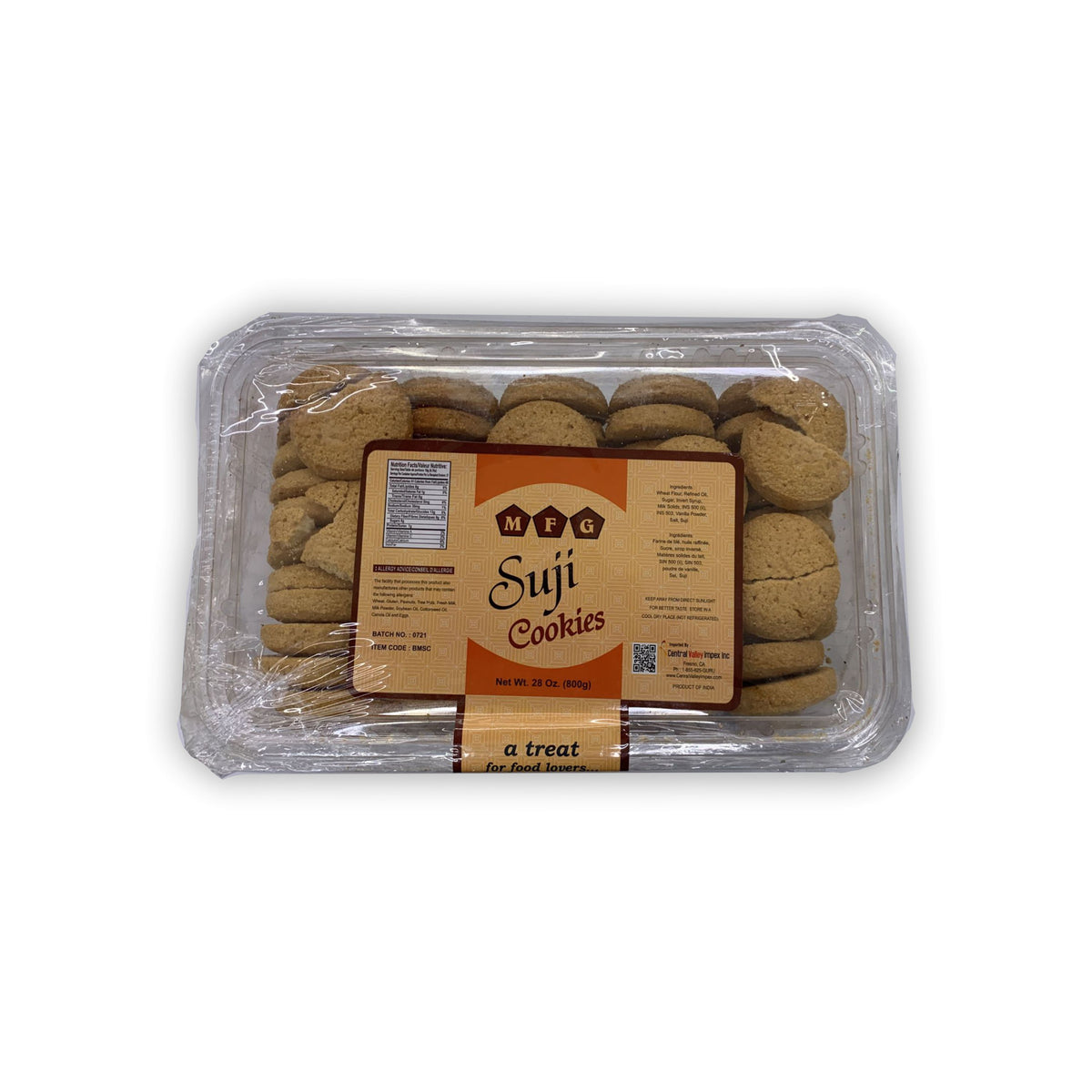 MFG SOOJI COOKIES – New Indian Supermarket, Tracy