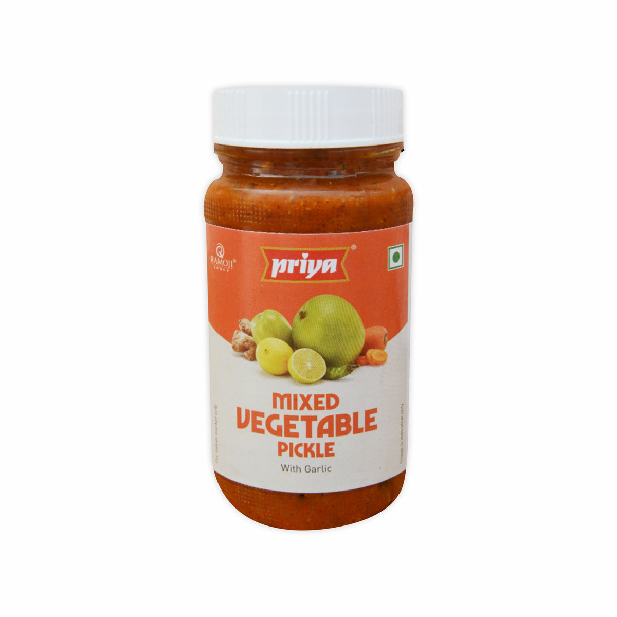 PRIYA MIXED VEGETABLE PICKLE WITH GARLIC – New Indian Supermarket, Tracy