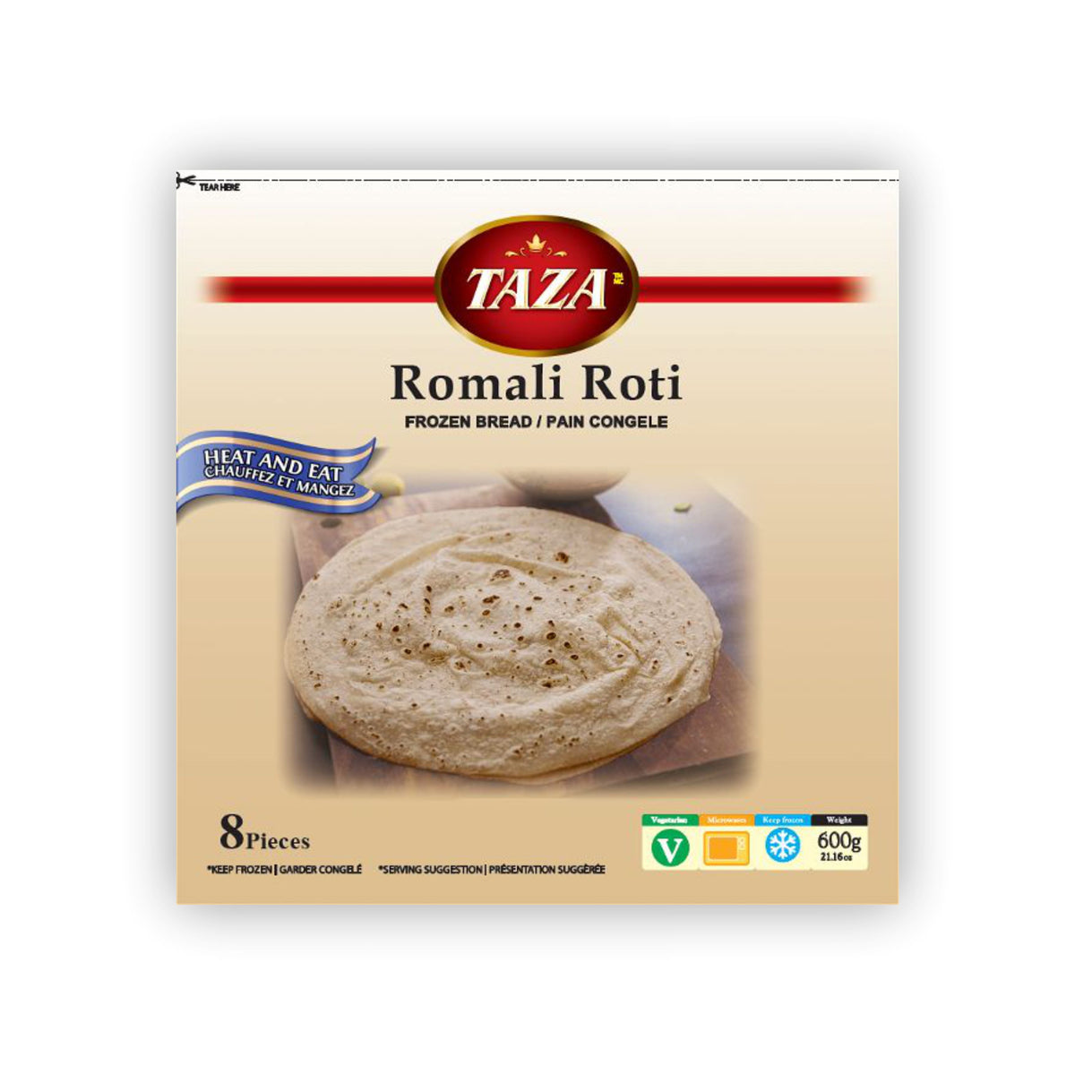 TAZA ROMALI ROTI 8PCS – New Indian Supermarket, Tracy