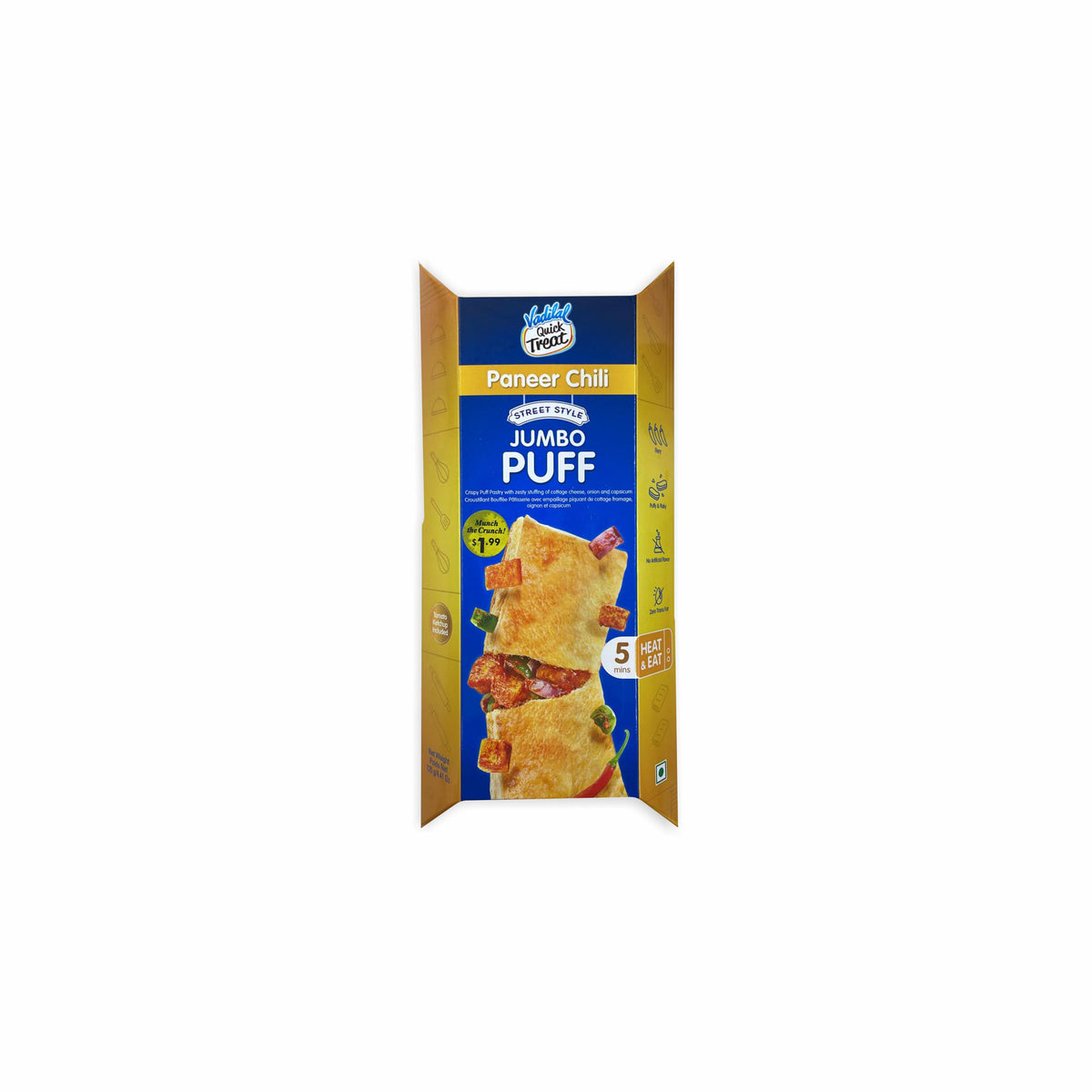 VADILAL JUMBO PANEER CHILI PUFF – New Indian Supermarket, Tracy