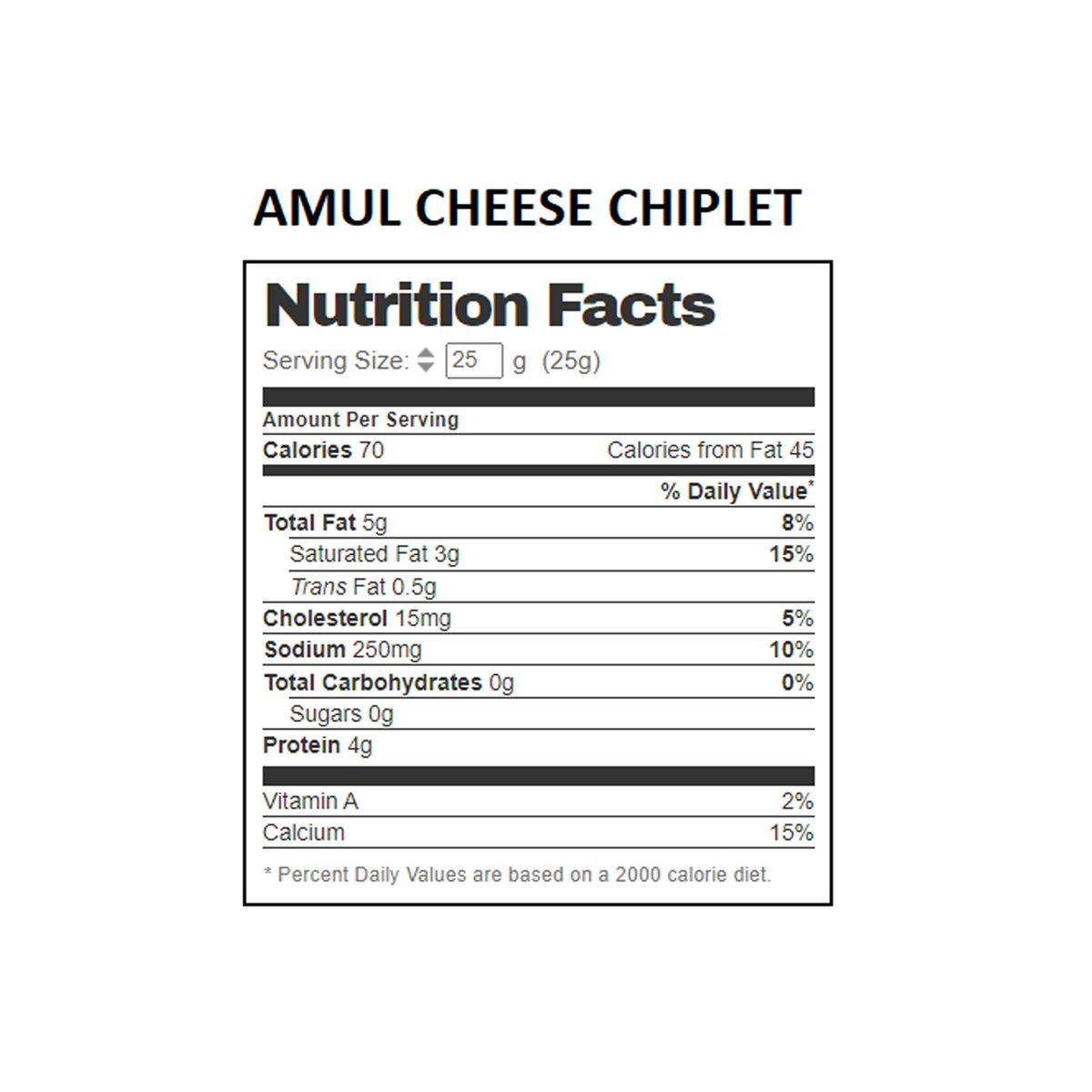 AMUL CHEESE CHIPLET – New Indian Supermarket, Tracy