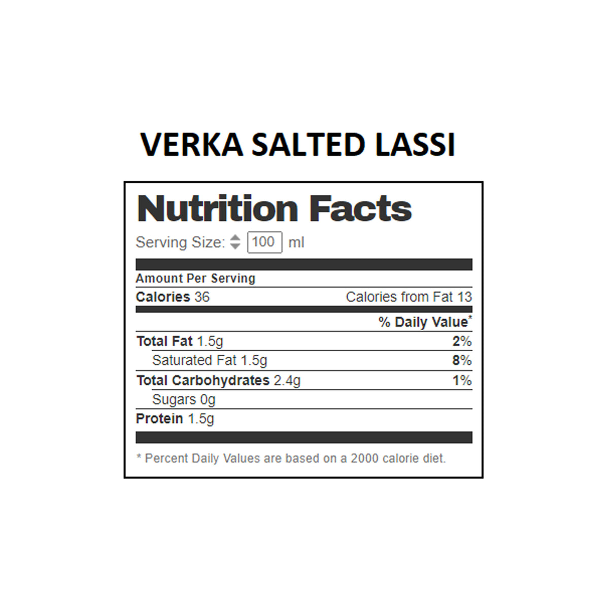 VERKA SALTED LASSI – New Indian Supermarket, Tracy
